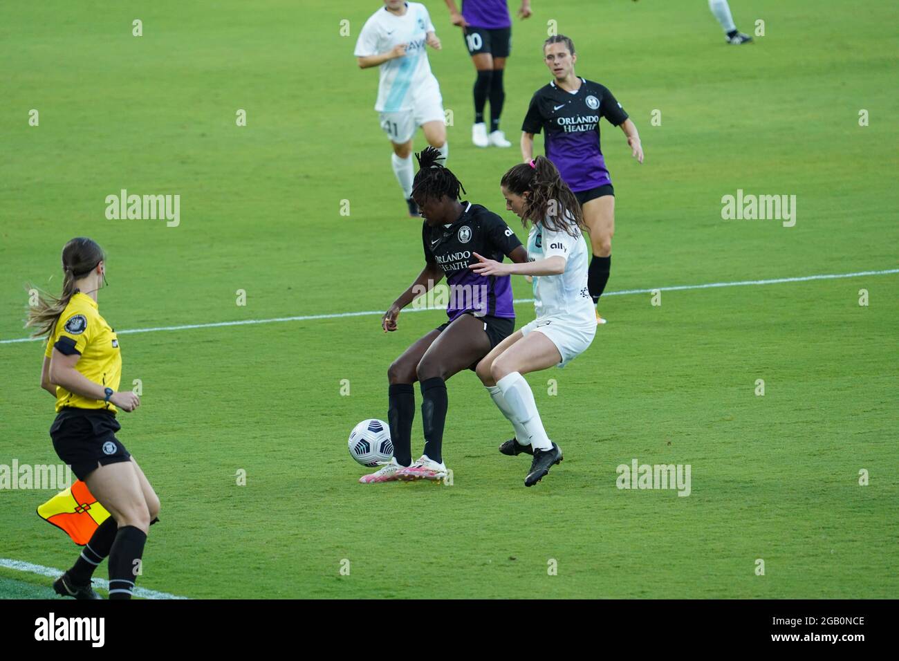 Orlando, Florida, USA, April 14, 2021, Gotham FC face the Orlando Pride ...
