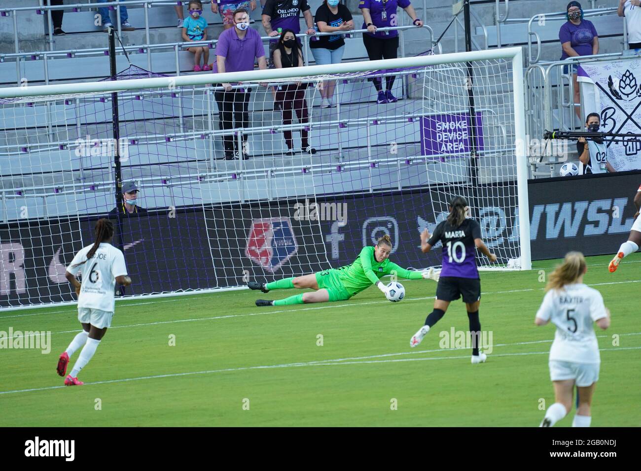 Orlando, Florida, USA, April 14, 2021, Gotham FC face the Orlando Pride ...