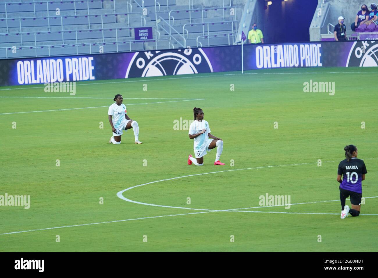 Orlando, Florida, USA, April 14, 2021, Gotham FC face the Orlando Pride ...