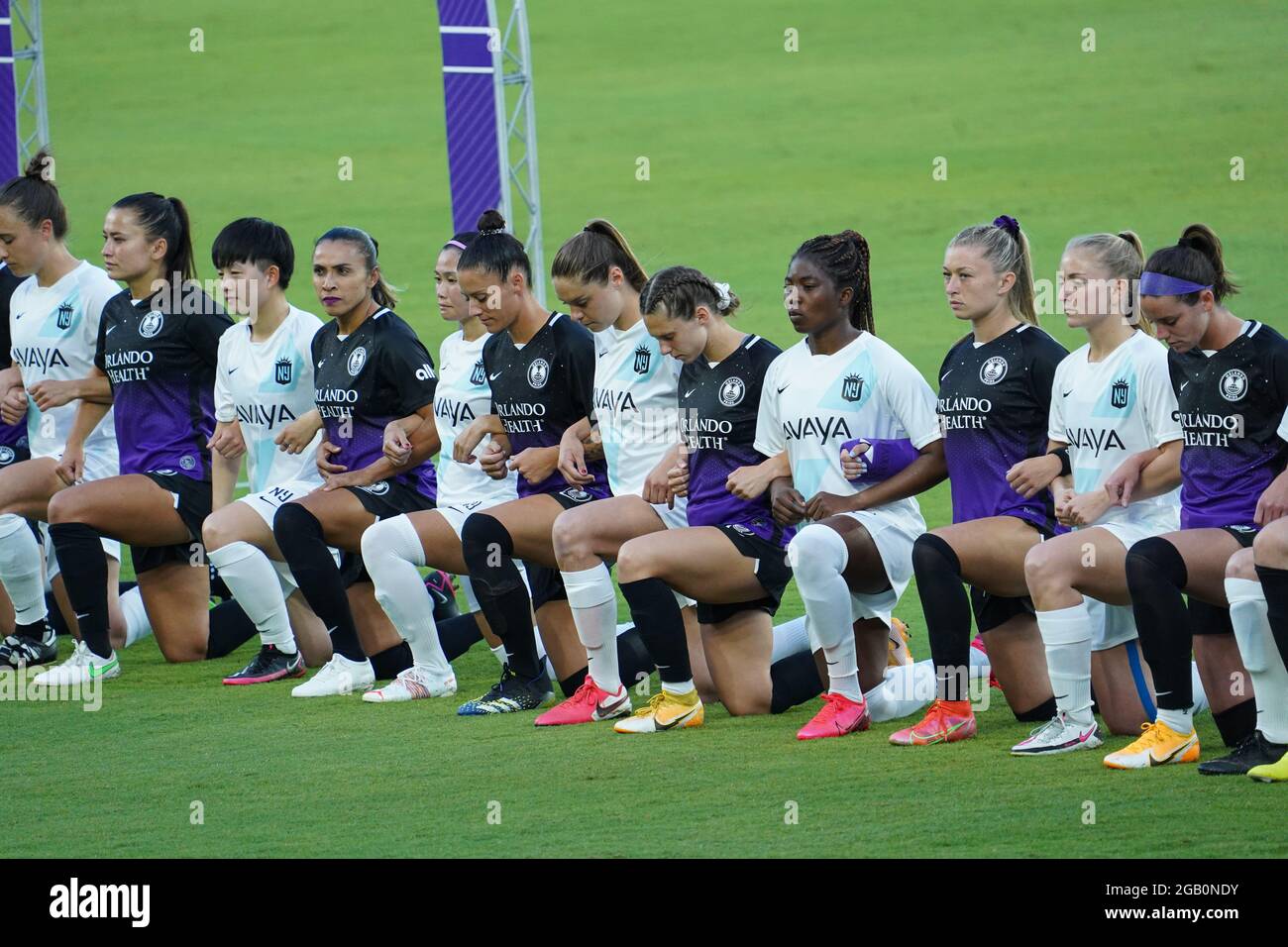 Orlando, Florida, USA, April 14, 2021, Gotham FC face the Orlando Pride ...