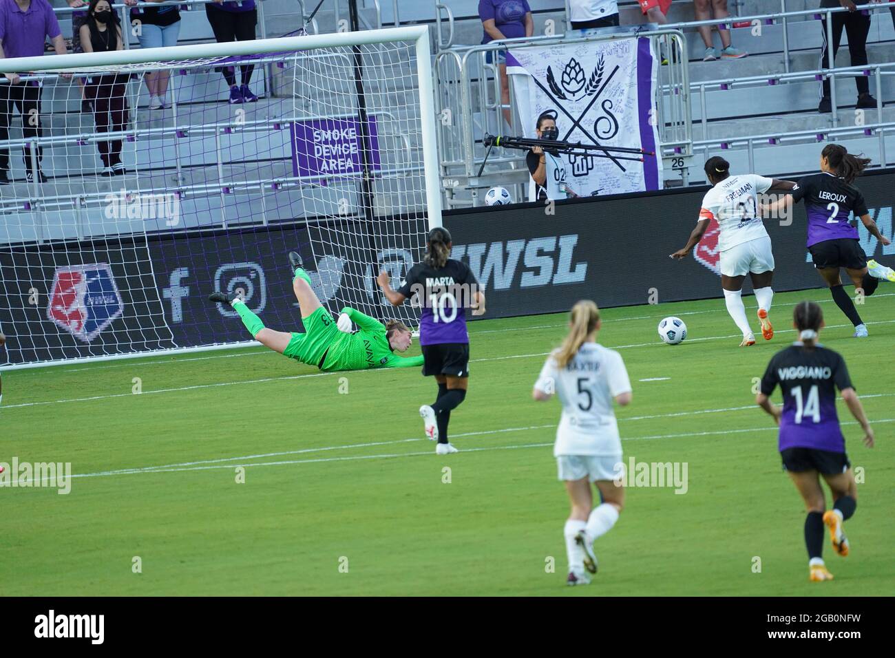 Orlando, Florida, USA, April 14, 2021, Gotham FC face the Orlando Pride ...