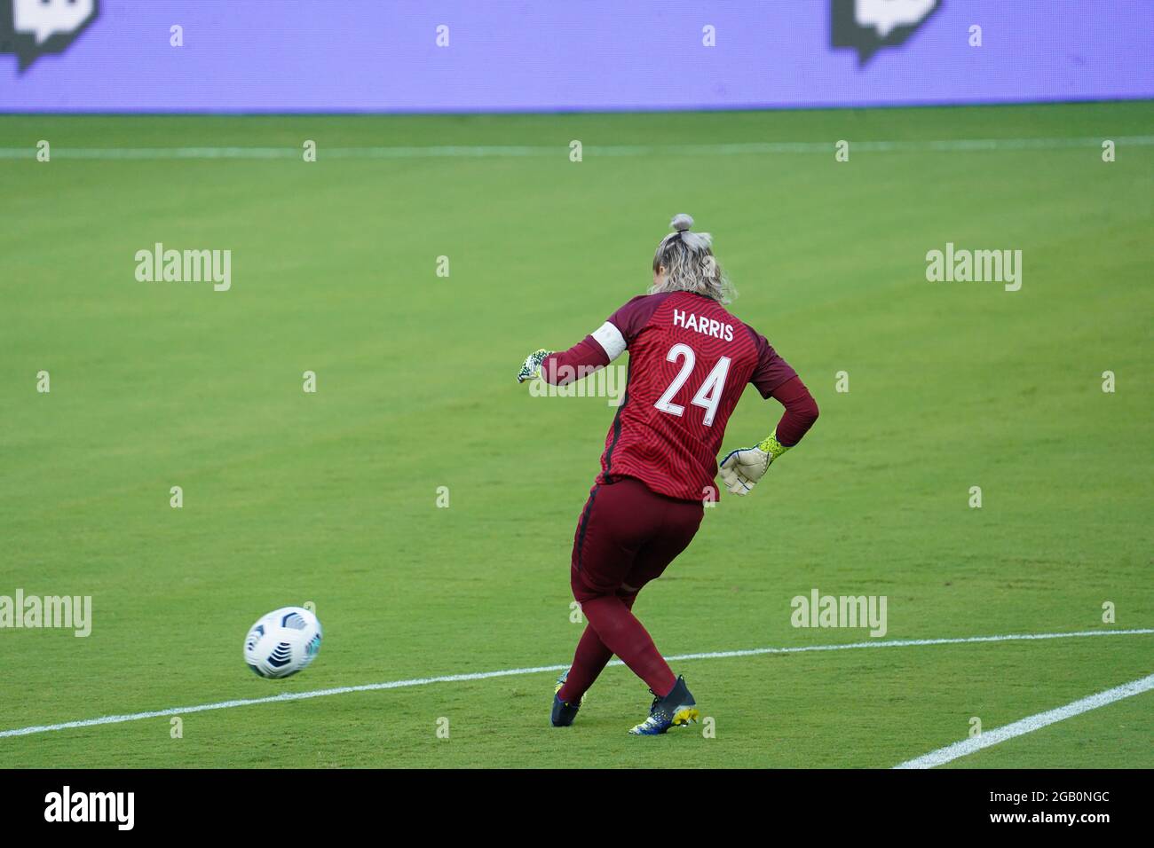 Orlando, Florida, USA, April 14, 2021, Gotham FC face the Orlando Pride ...