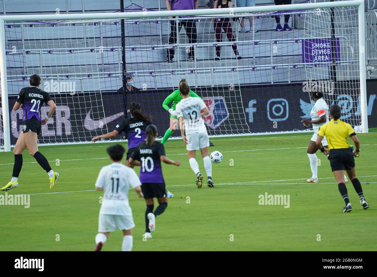 Orlando, Florida, USA, April 14, 2021, Gotham FC face the Orlando Pride ...