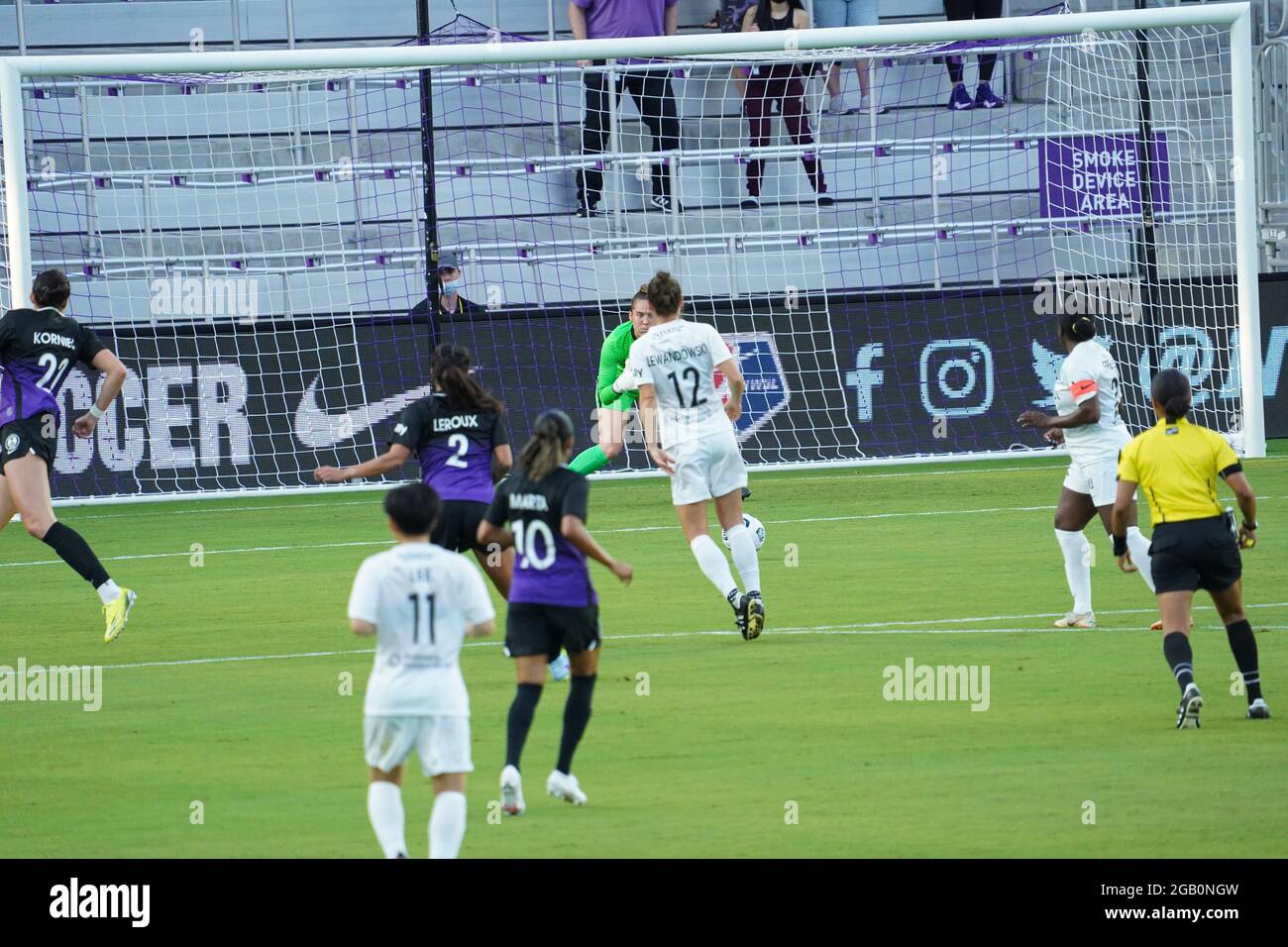 Orlando, Florida, USA, April 14, 2021, Gotham FC face the Orlando Pride ...
