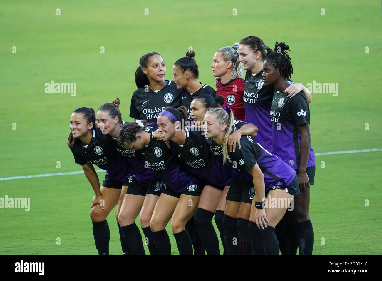 Orlando, Florida, USA, April 14, 2021, Gotham FC face the Orlando Pride ...