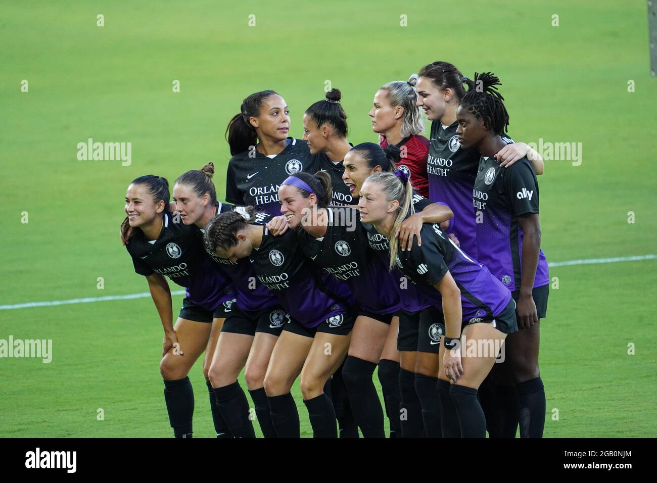 Orlando, Florida, USA, April 14, 2021, Gotham FC face the Orlando Pride ...