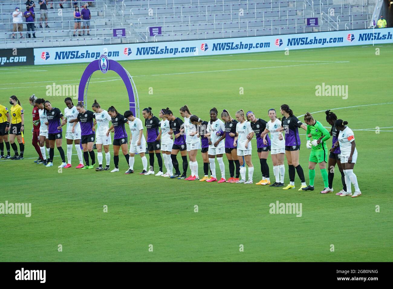 Orlando, Florida, USA, April 14, 2021, Gotham FC face the Orlando Pride ...