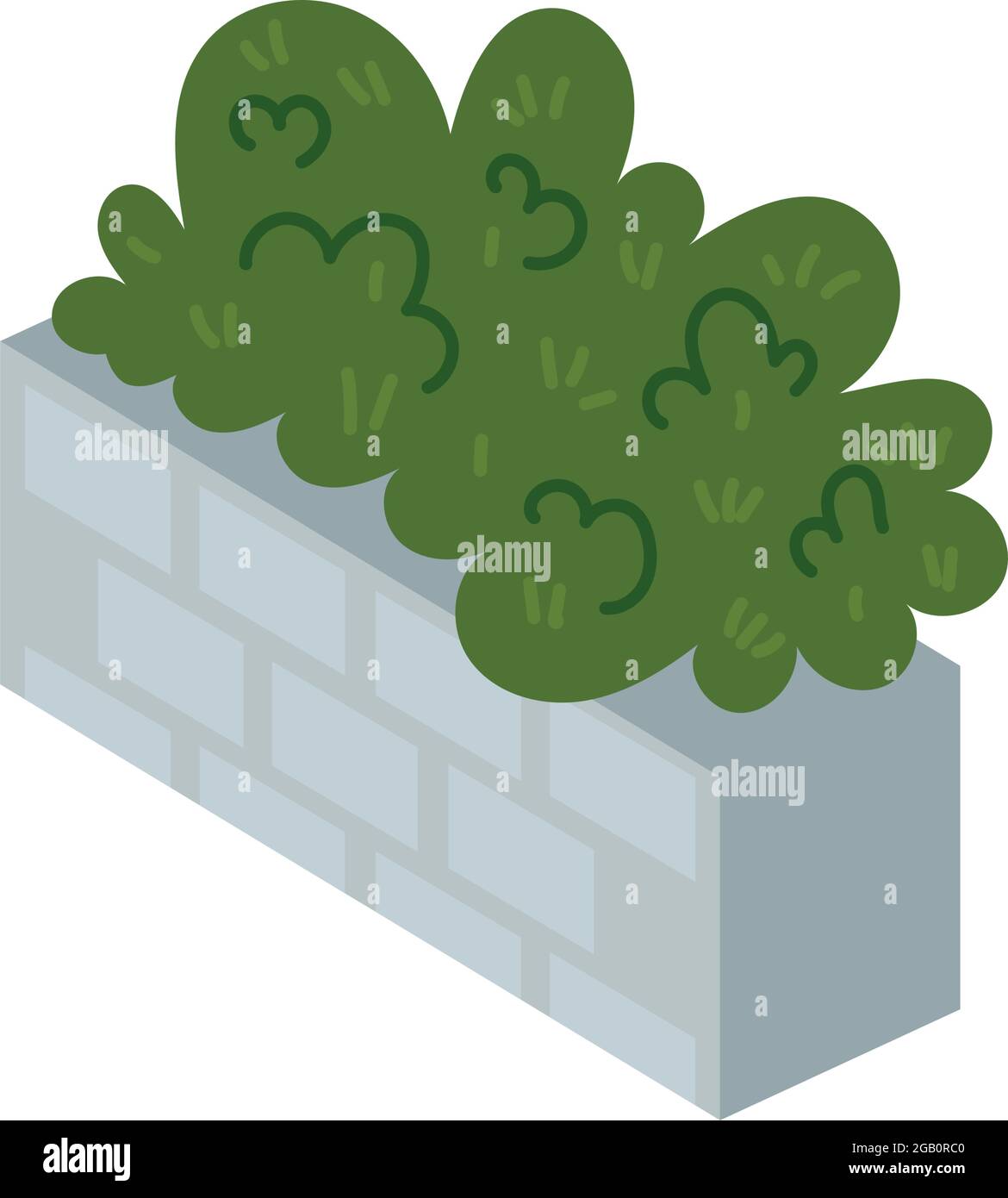 big pot with houseplant Stock Vector Image & Art - Alamy