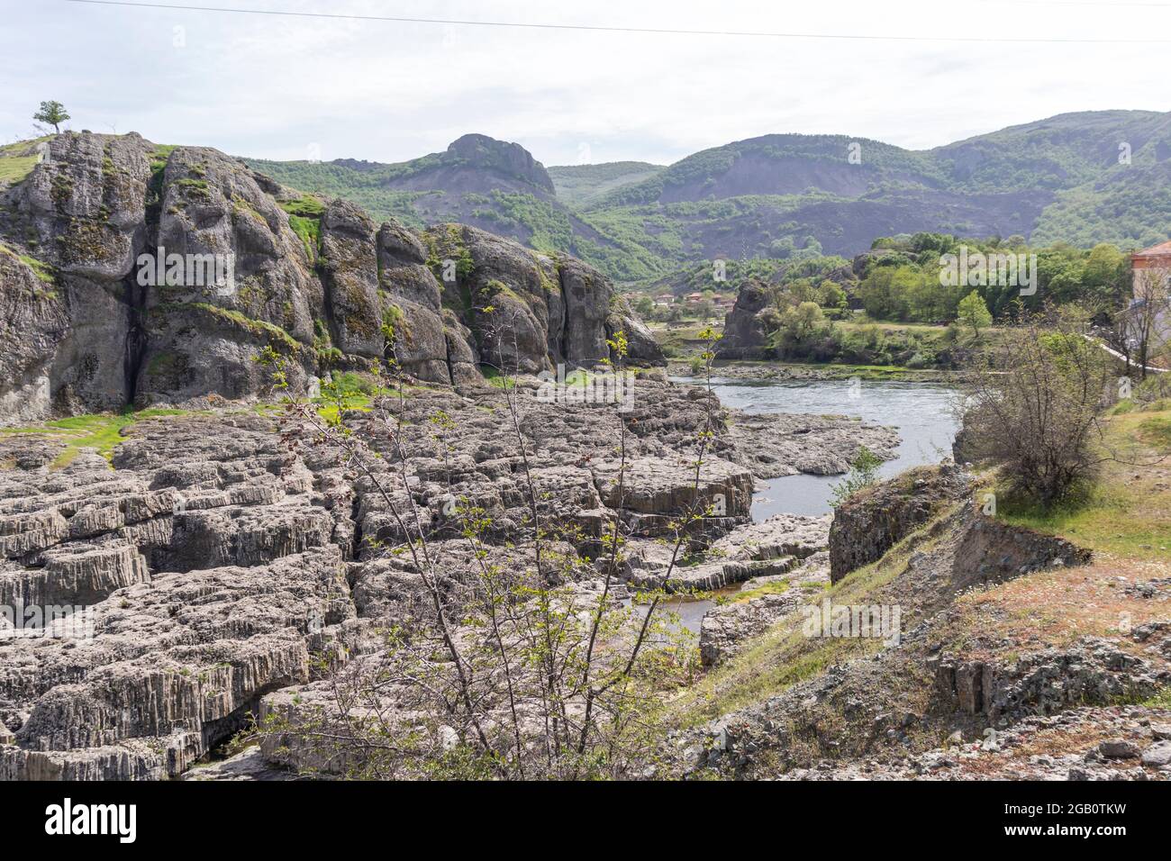 Sheytan Dere (Shaitan River) Canyon under the dam of Studen Kladenets ...