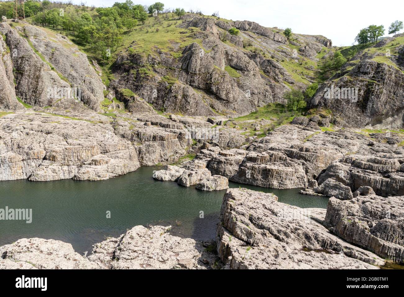 Sheytan Dere (Shaitan River) Canyon under the dam of Studen Kladenets ...
