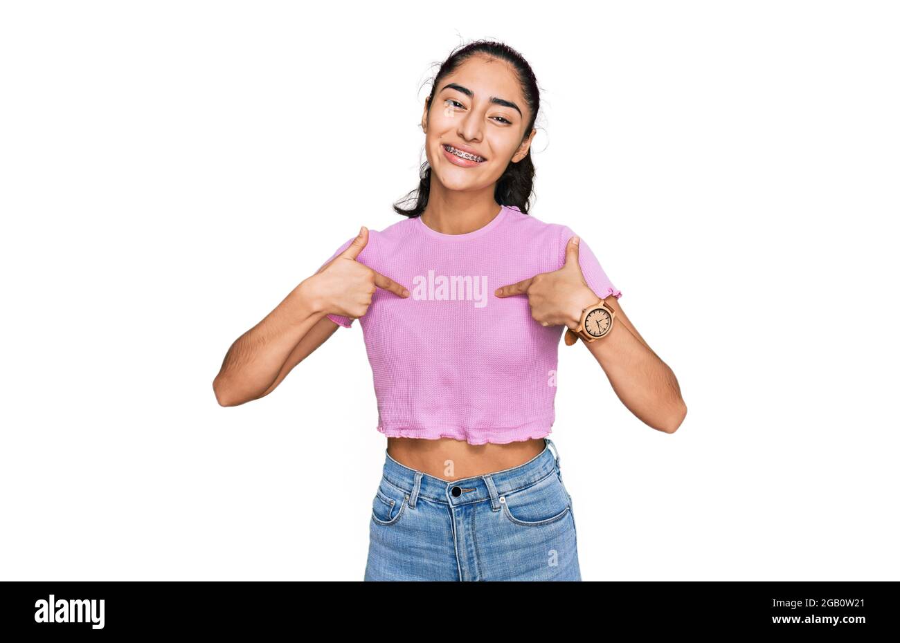 Proud teen girl hi-res stock photography and images - Alamy
