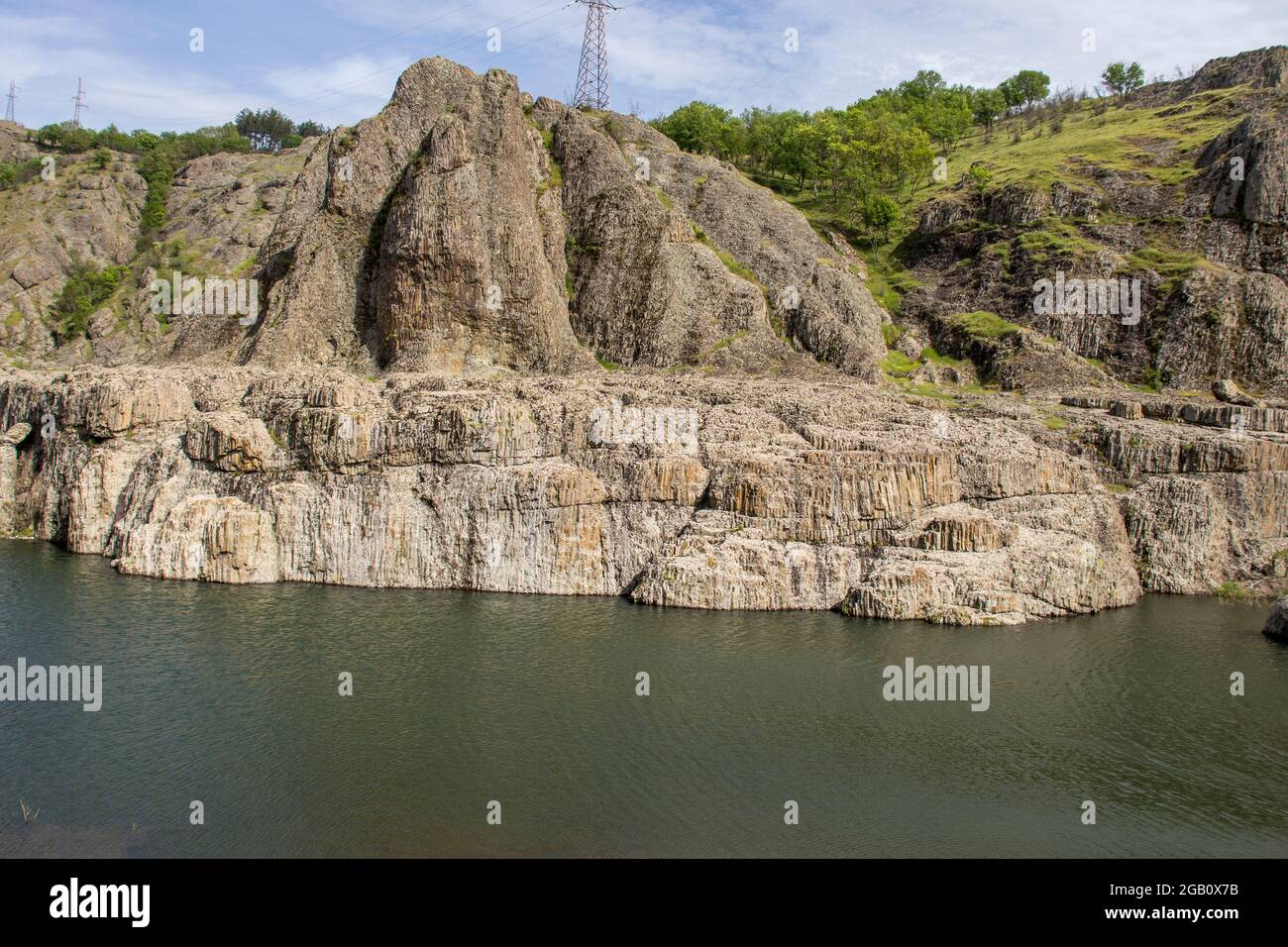 Sheytan Dere (Shaitan River) Canyon under the dam of Studen Kladenets ...