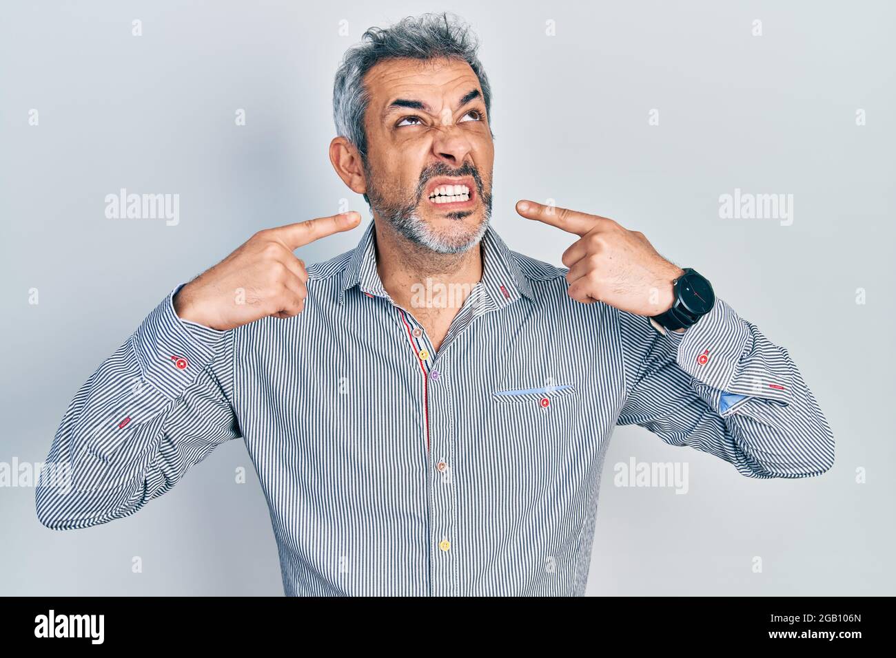Angry point beard strong hi-res stock photography and images - Alamy