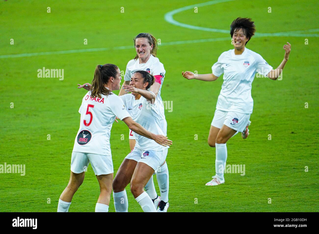 Orlando, Florida, USA, April 21, 2021, Washington Spirit face the ...