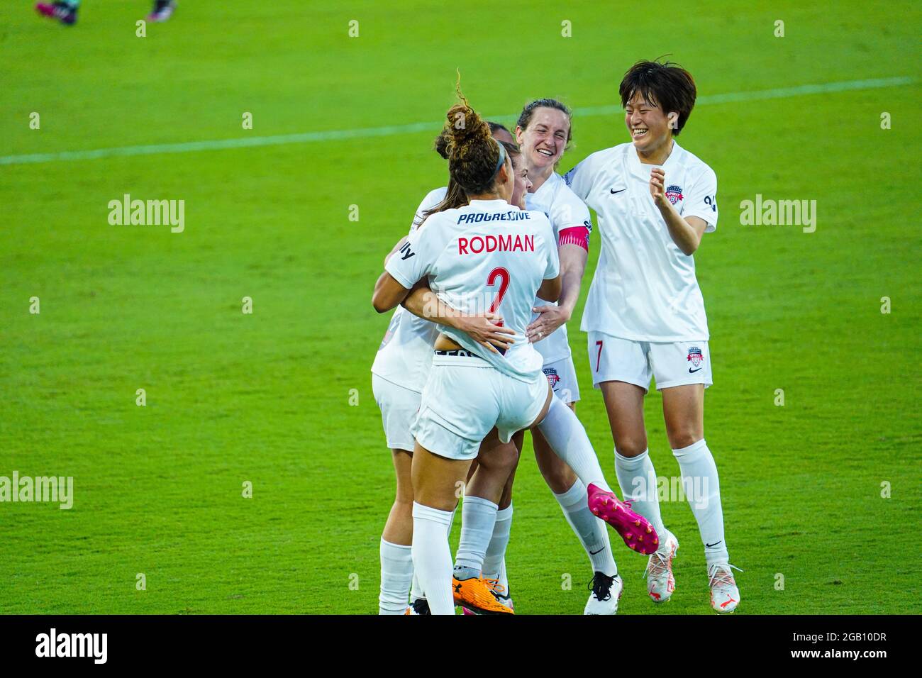 Orlando, Florida, USA, April 21, 2021, Washington Spirit face the ...