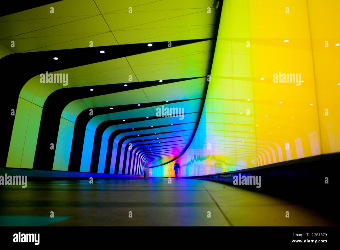 Kings cross led light tunnel hi-res stock photography and images - Alamy