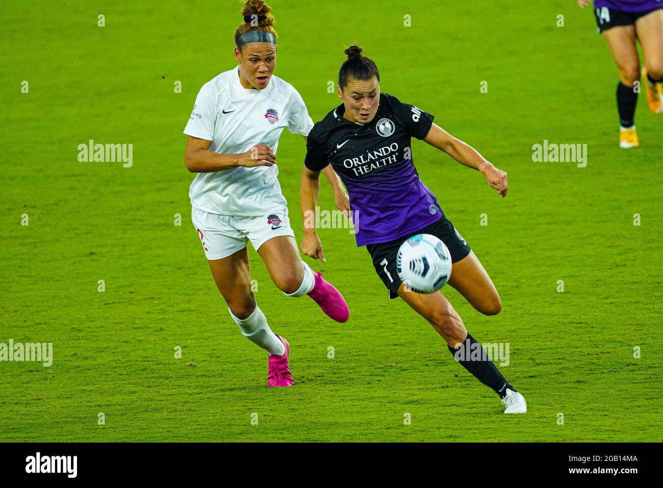 Orlando, Florida, USA, April 21, 2021, Orlando Pride defender Ali Riley ...
