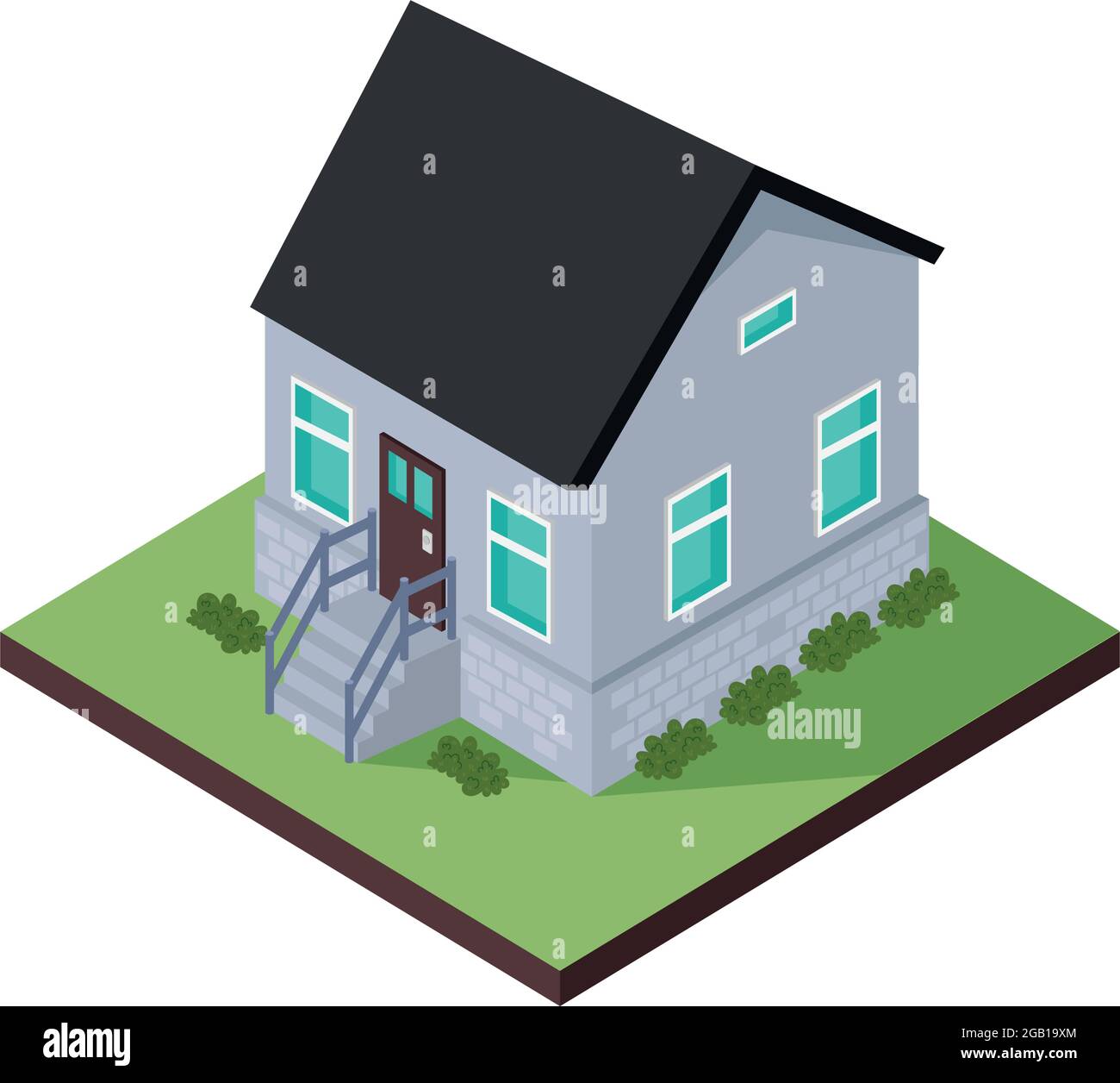 residential house building Stock Vector Image & Art - Alamy