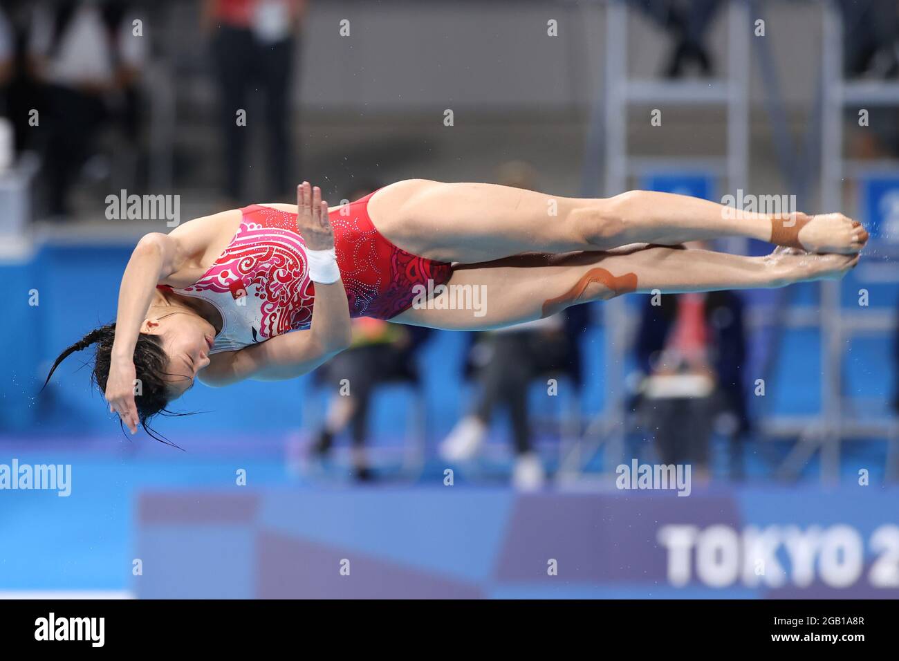 Tokyo, Japan. 1st Aug, 2021. Wang Han (CHN) Diving : Women's 3m Springboard Final during the ...