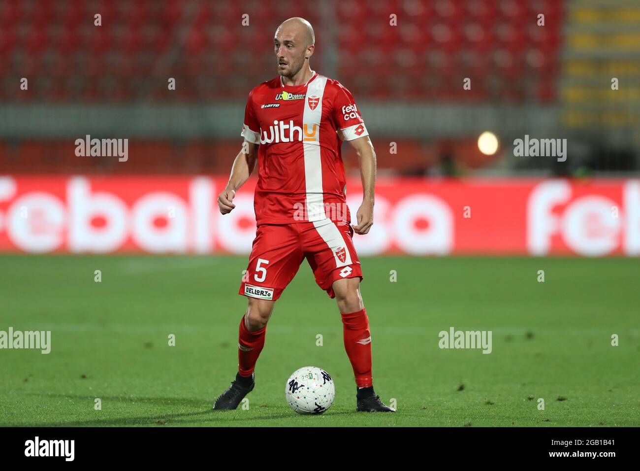 Monza, , 31st July 2021. Luca Caldirola of AC Monza during the Pre ...
