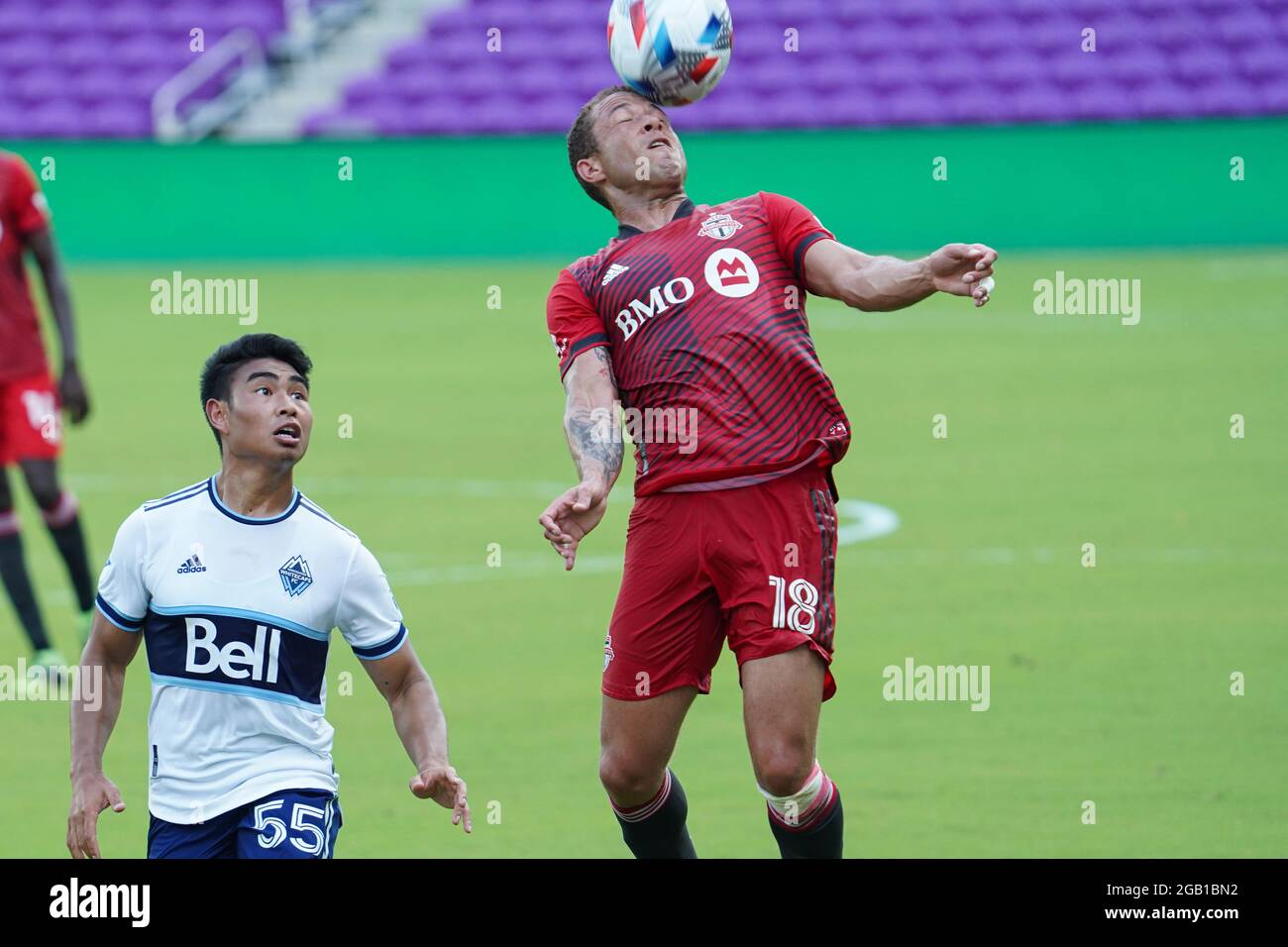 Orlando, Florida, USA, April 24, 2021, Toronto FC Midfielder Nick ...
