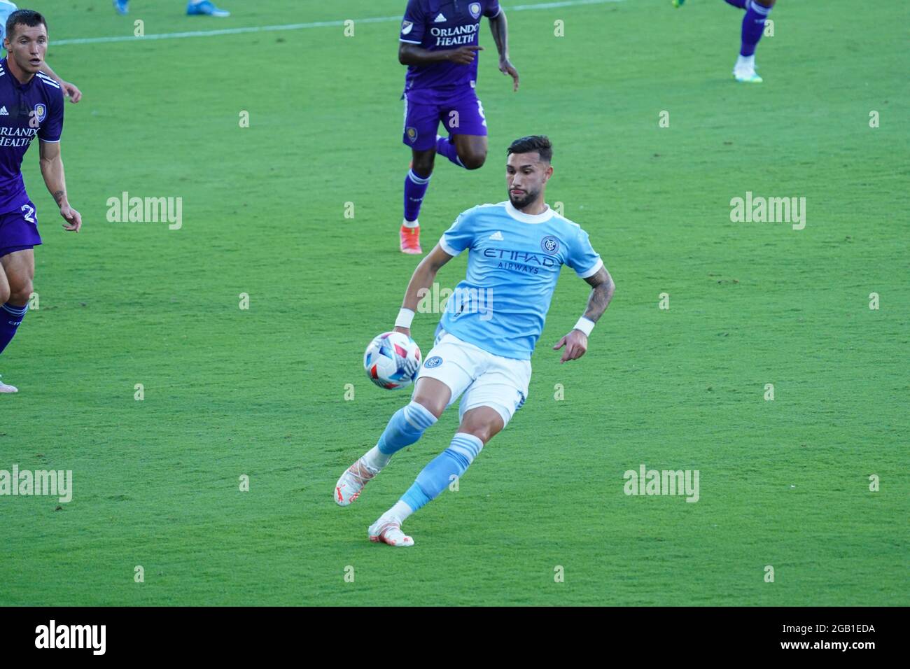 Orlando, Florida, USA, May 8, 2021, New York City FC face Orlando City ...