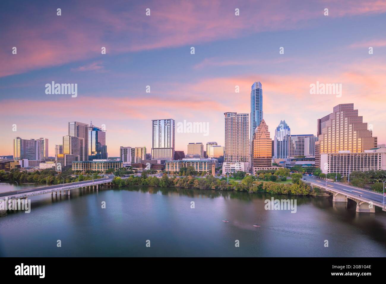 Office with view of downtown austin hi-res stock photography and images ...