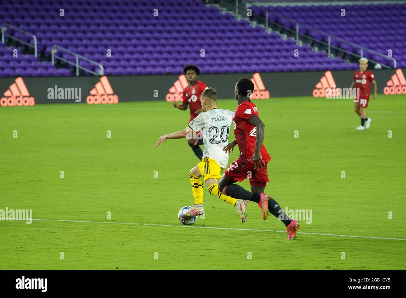 Orlando, Florida, USA, May 12, 2021, Columbus SC face Toronto FC at ...