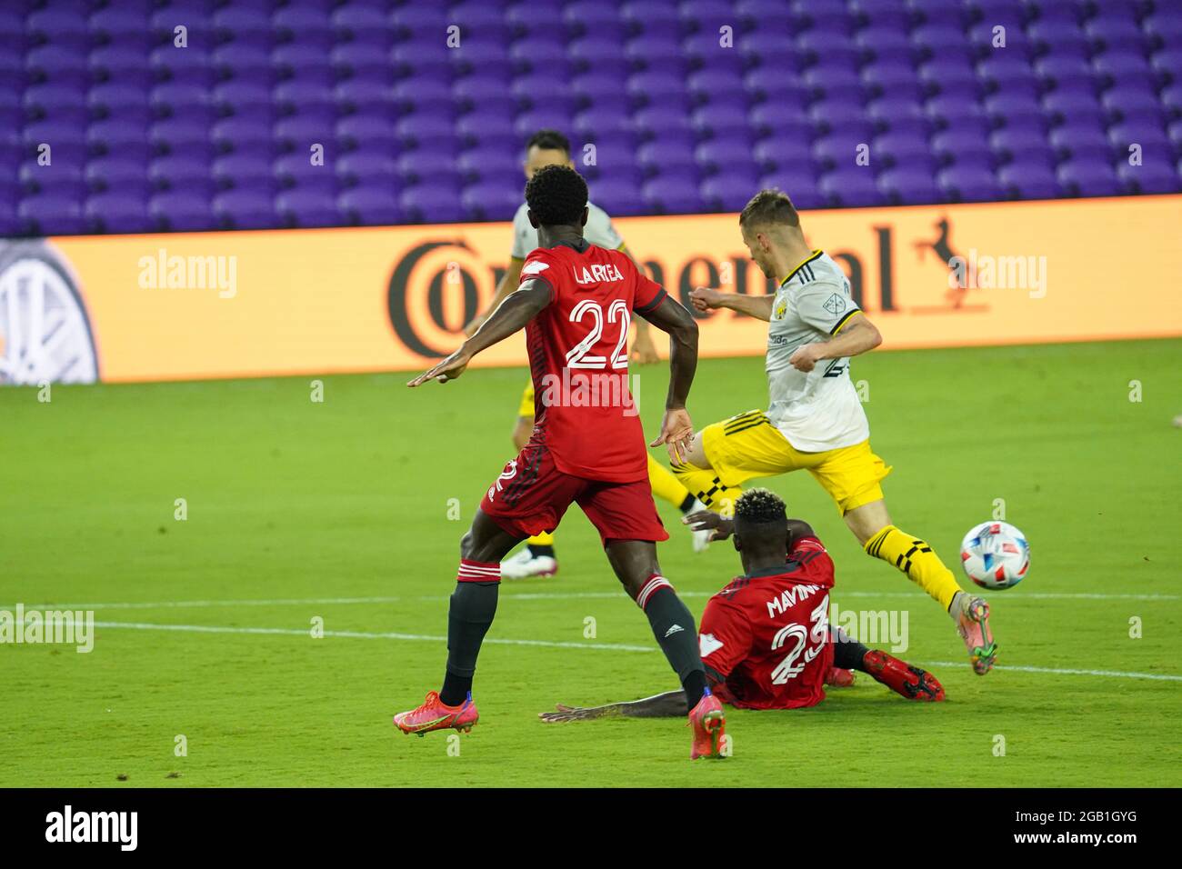 Orlando, Florida, USA, May 12, 2021, Columbus SC face Toronto FC at ...