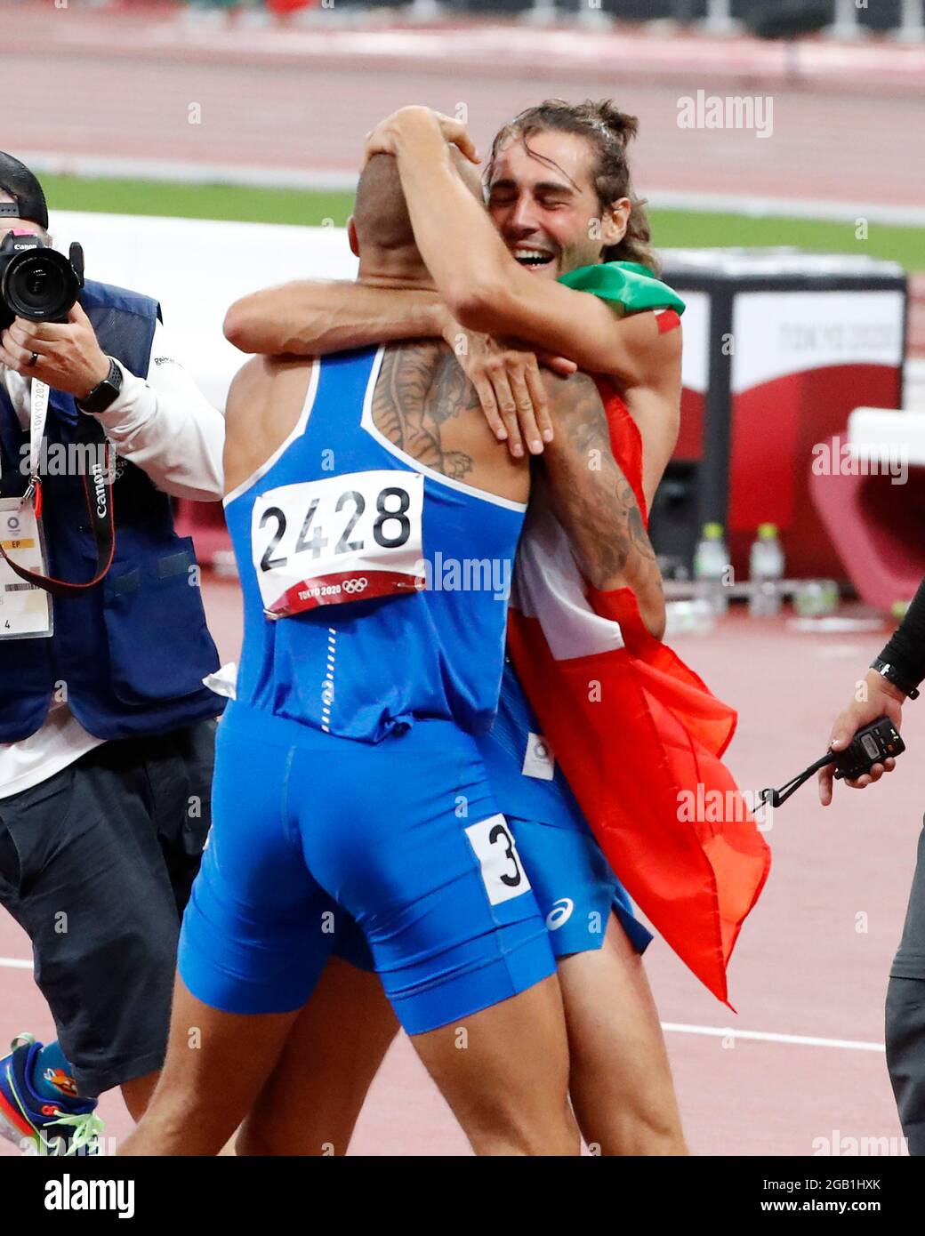 Tokyo, Kanto, Japan. 1st Aug, 2021. MenÃ¢â‚¬â„¢s 100m winner Lamont ...
