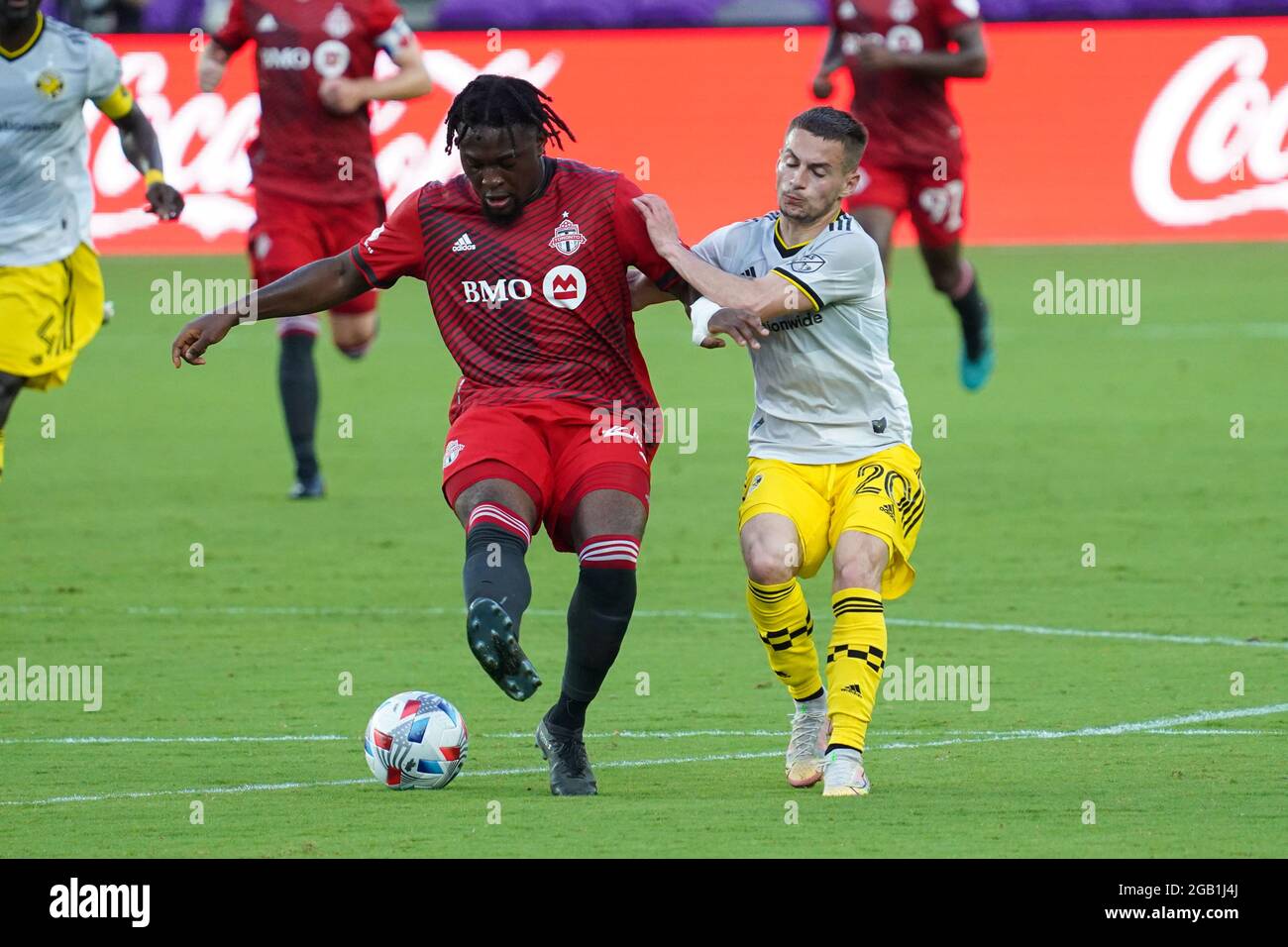 Orlando, Florida, USA, May 12, 2021, Toronto FC forward Ayo Akinola #20 ...