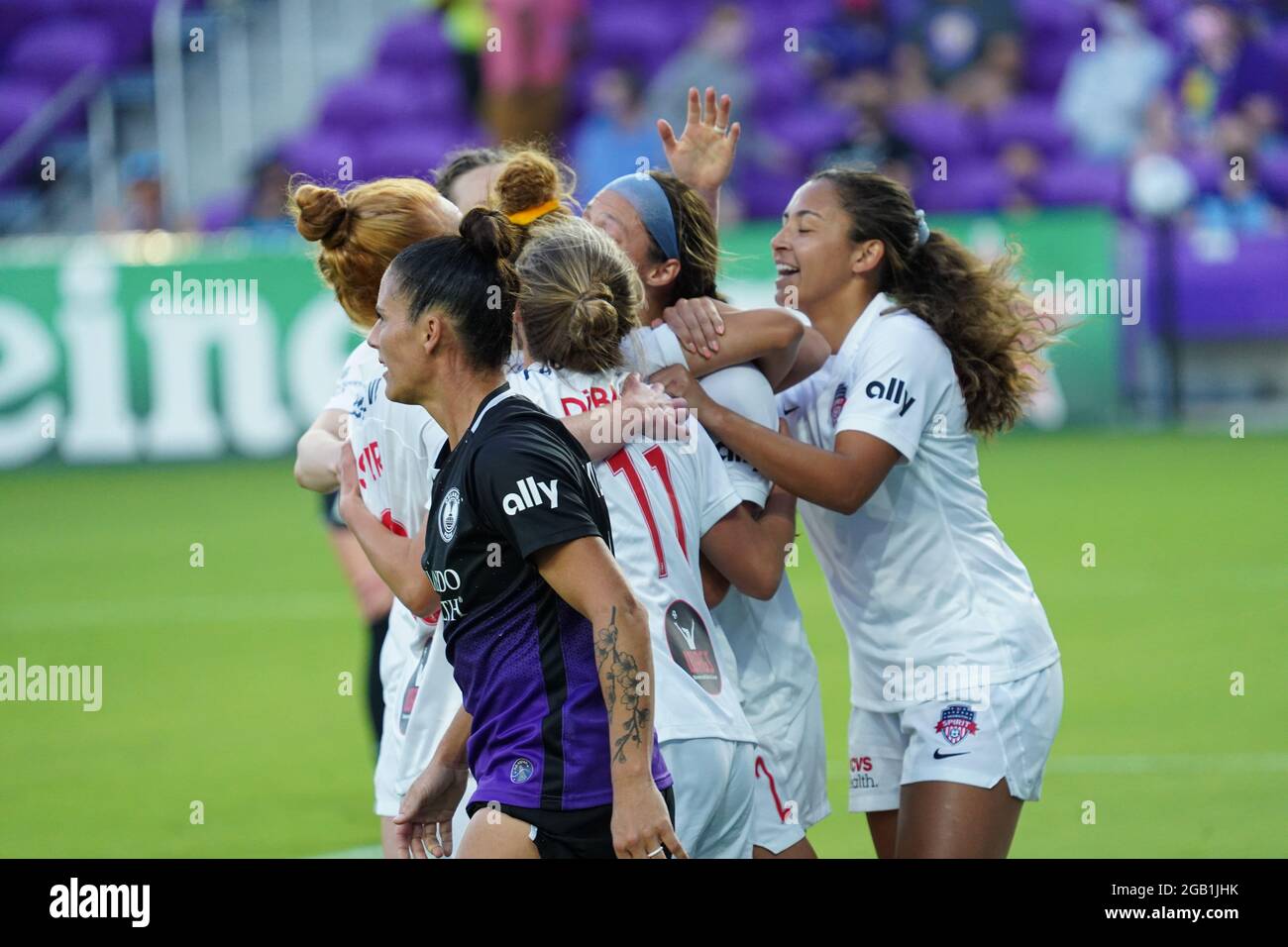 Orlando, Florida, USA, May 16, 2021, Washington Spirit face the Orlando ...