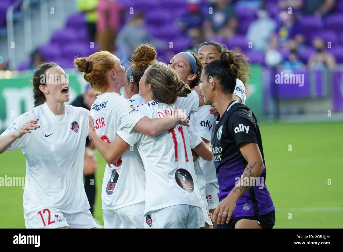Orlando, Florida, USA, May 16, 2021, Washington Spirit face the Orlando ...