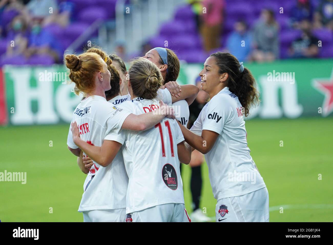 Orlando, Florida, USA, May 16, 2021, Washington Spirit face the Orlando ...