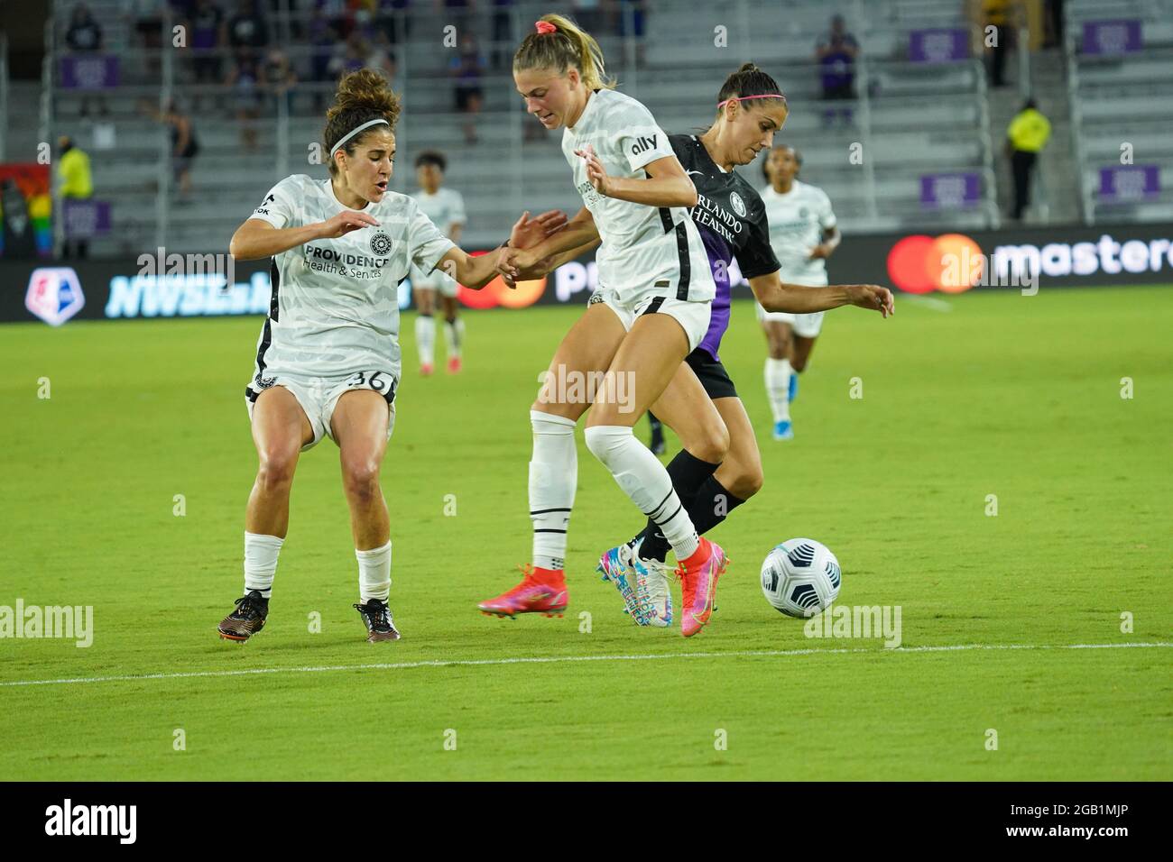 Orlando, Florida, USA, May 26, 2021, Portland Thorns face the Orlando ...