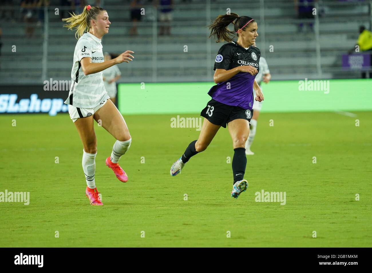 Orlando, Florida, USA, May 26, 2021, Portland Thorns face the Orlando ...