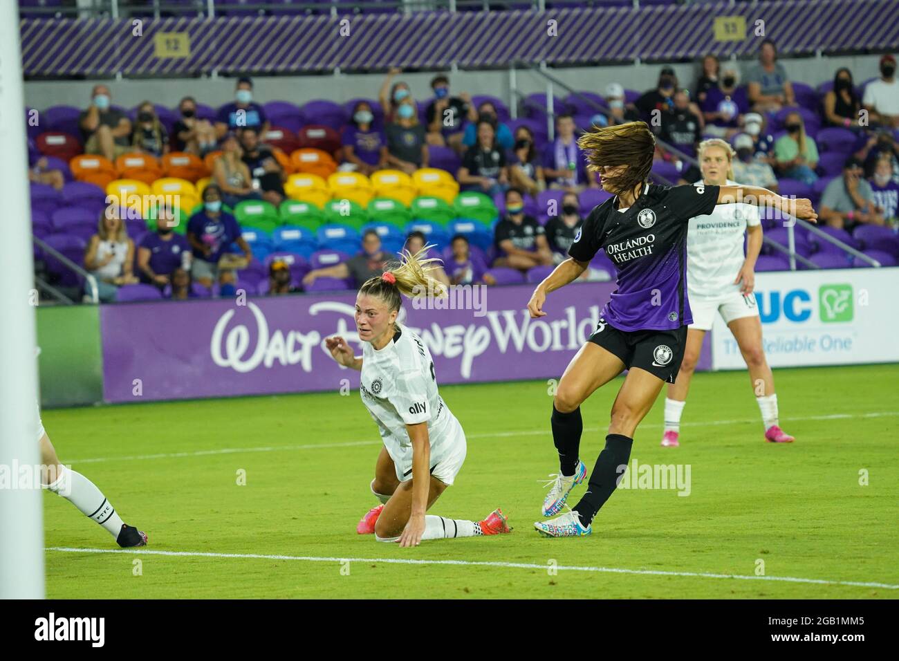 Orlando, Florida, USA, May 26, 2021, Portland Thorns face the Orlando ...