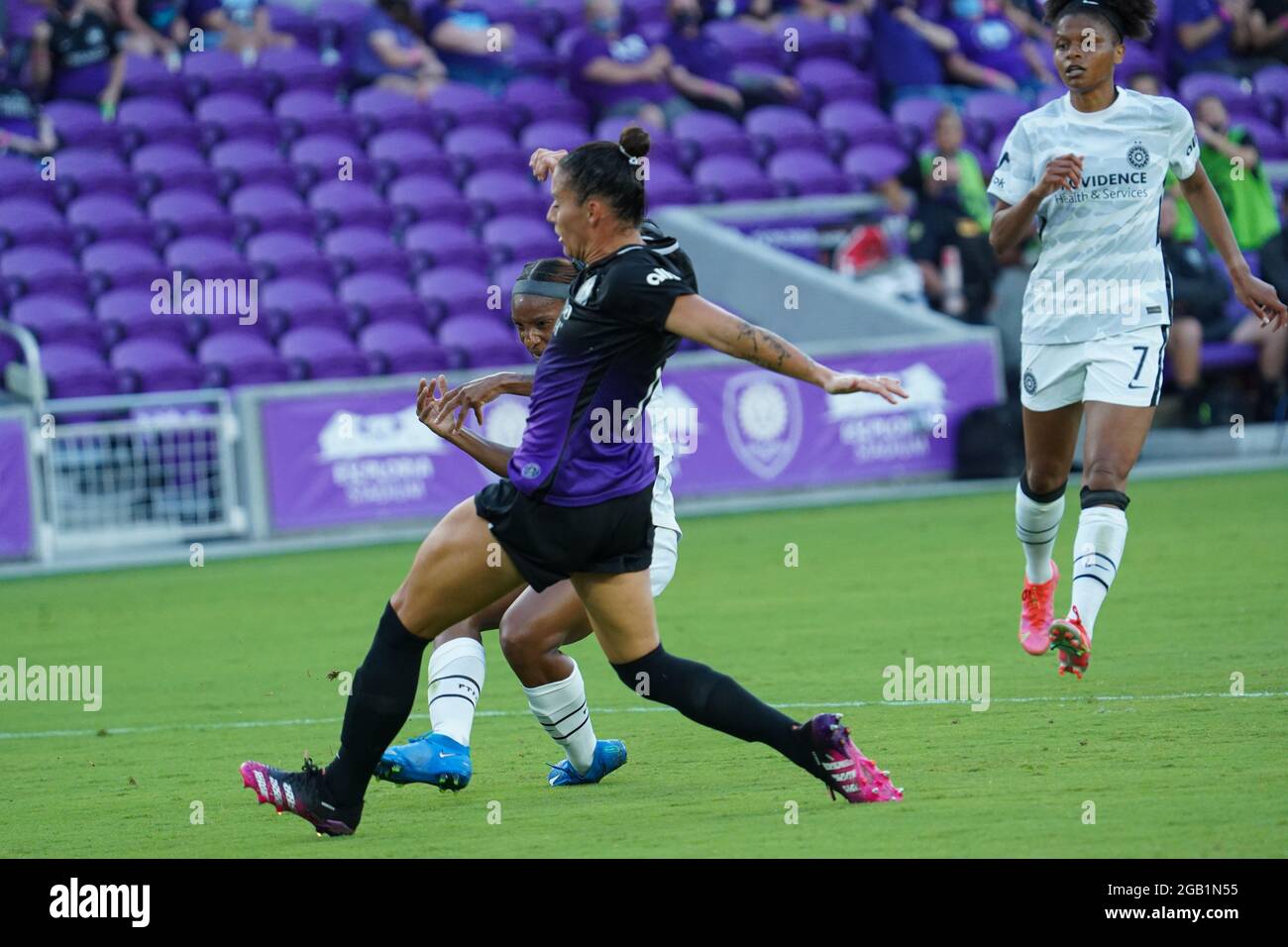 Orlando, Florida, USA, May 26, 2021, Portland Thorns face the Orlando ...