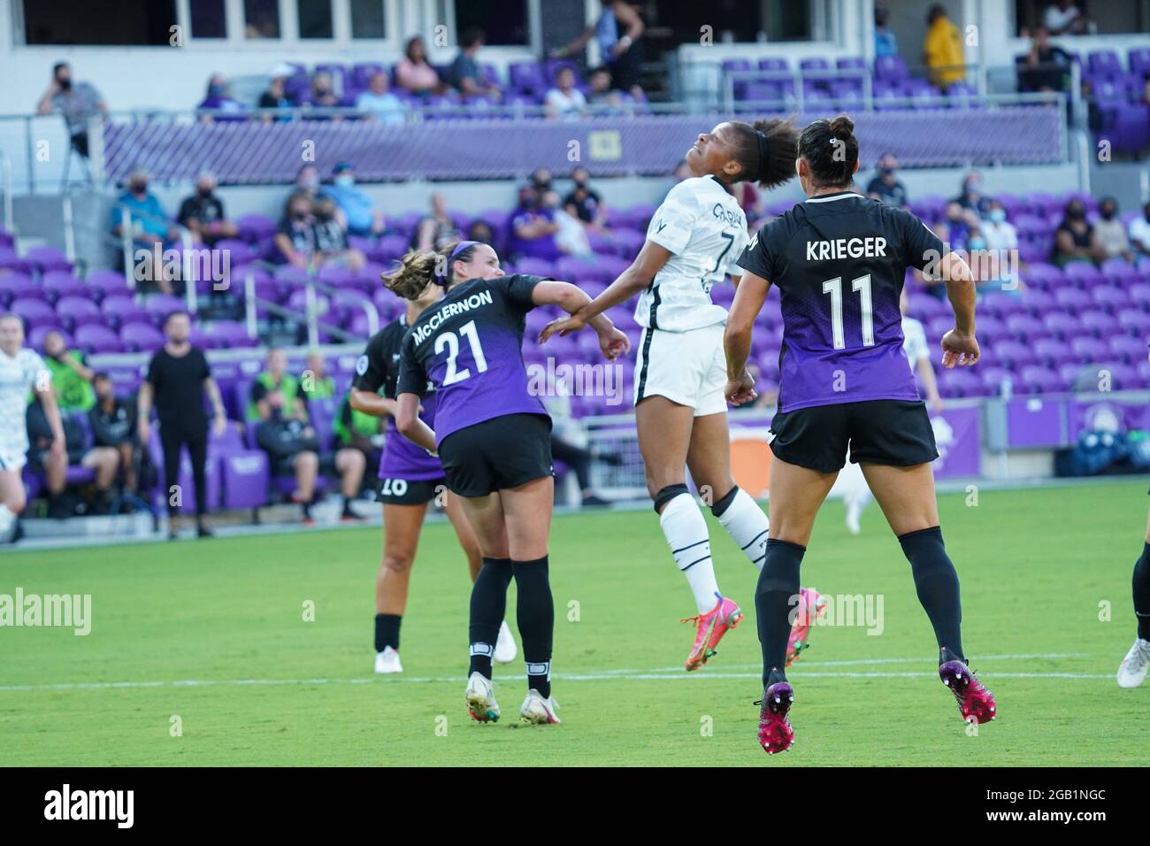 Orlando, Florida, USA, May 26, 2021, Portland Thorns face the Orlando ...