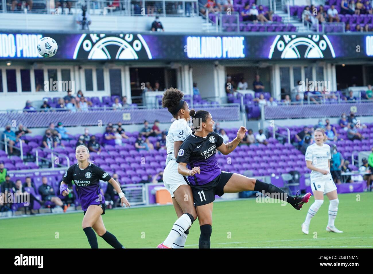 Orlando, Florida, USA, May 26, 2021, Portland Thorns face the Orlando ...