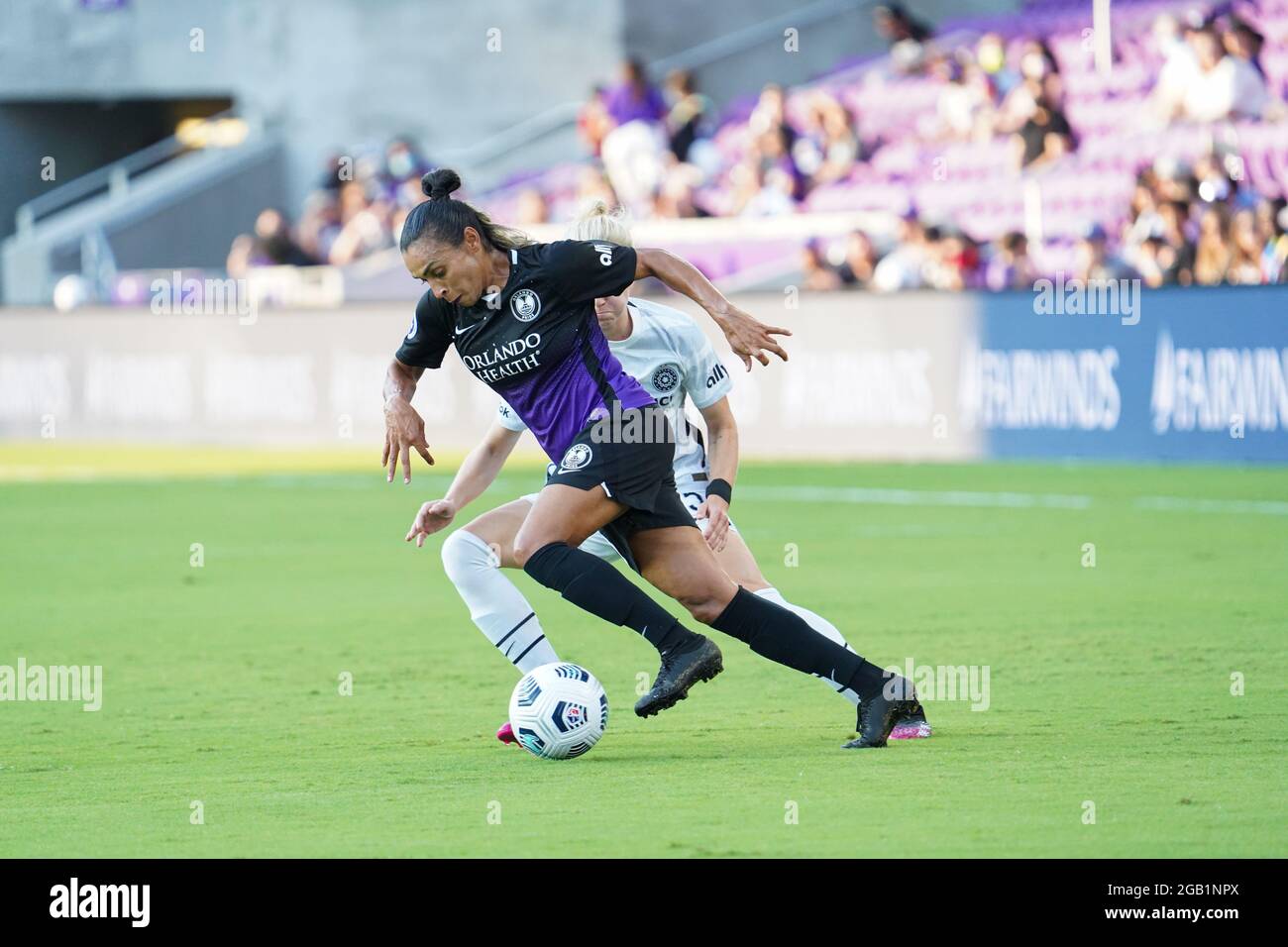 Orlando, Florida, USA, May 26, 2021, Portland Thorns face the Orlando ...