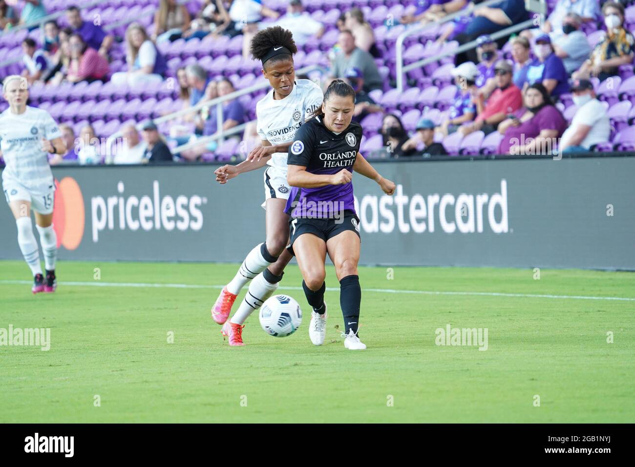 Orlando, Florida, USA, May 26, 2021, Portland Thorns face the Orlando ...