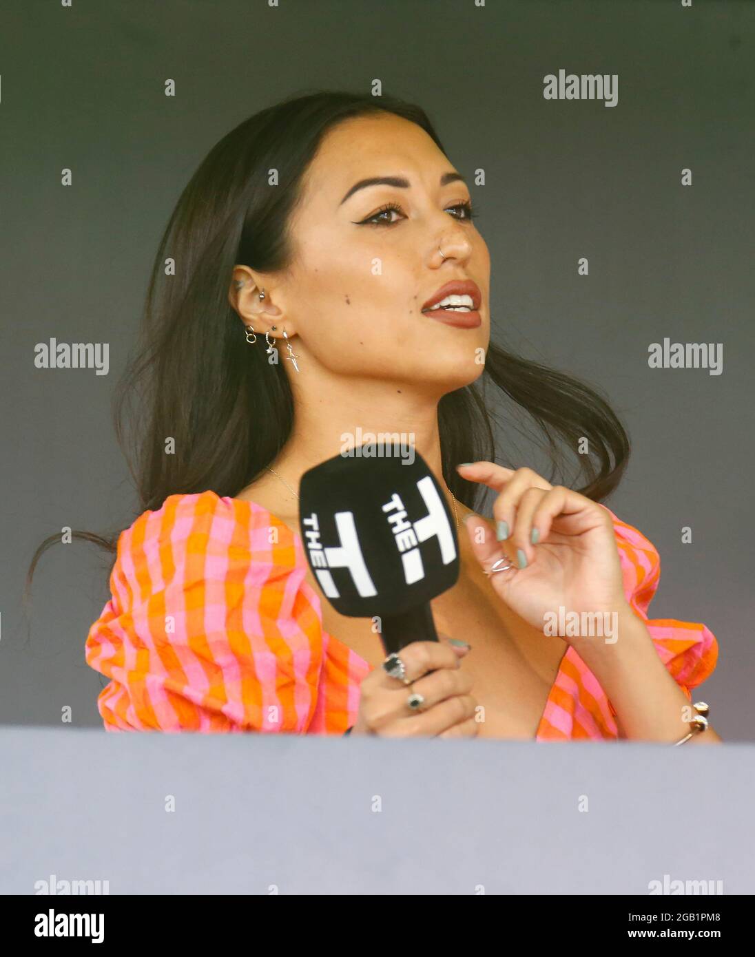 London, UK. 01st Aug, 2021. LONDON, ENGLAND - AUGUST 01:DJ Jess Iszatt ...