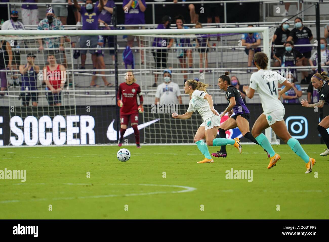 Orlando, Florida, USA, May 30, 2021, Kansas City face the Orlando Pride ...