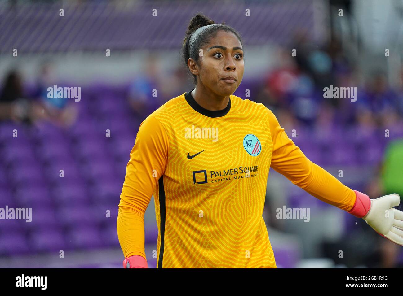 Orlando, Florida, USA, May 30, 2021, Kansas City face the Orlando Pride ...