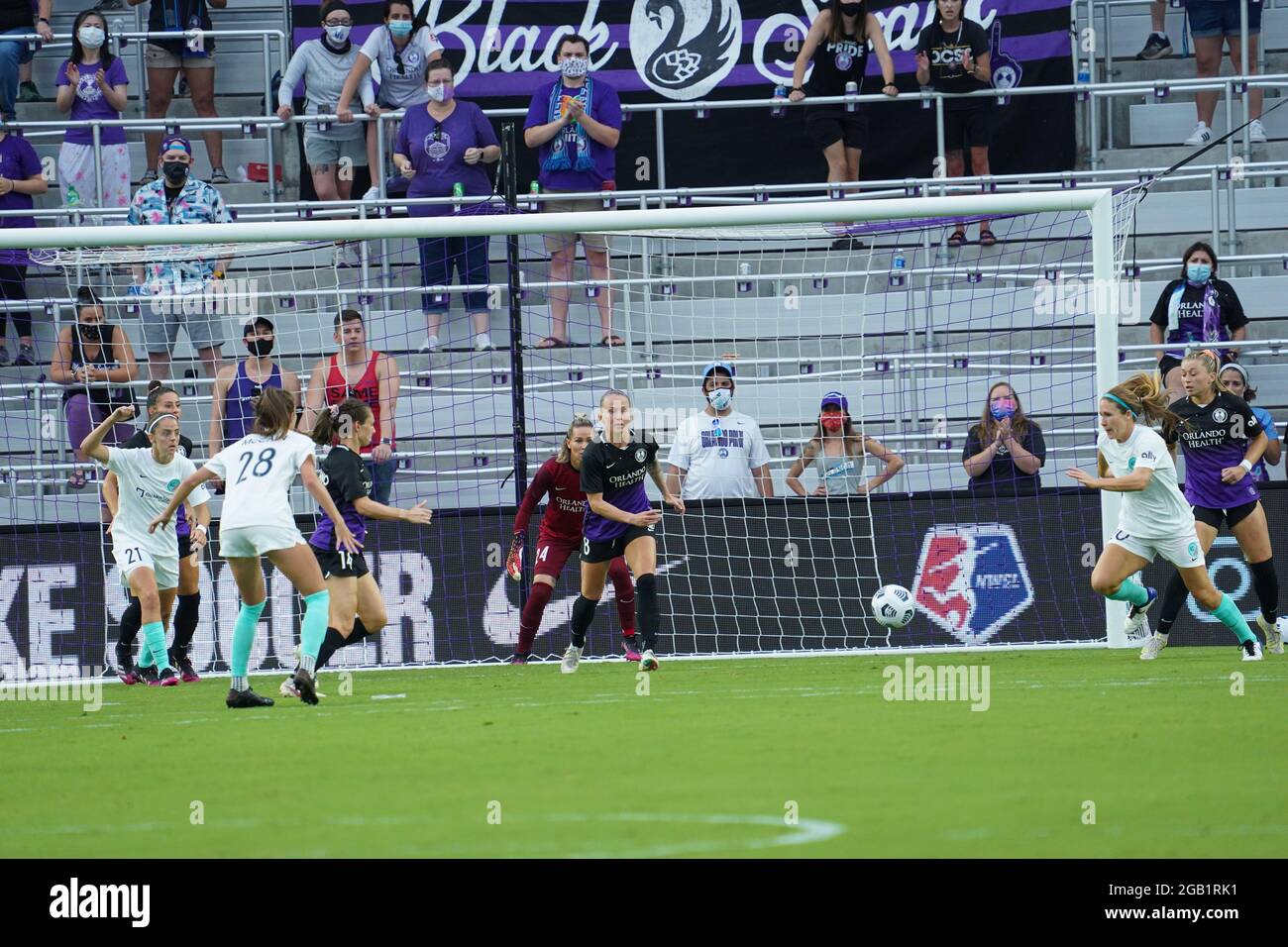 Orlando, Florida, USA, May 30, 2021, Kansas City face the Orlando Pride ...