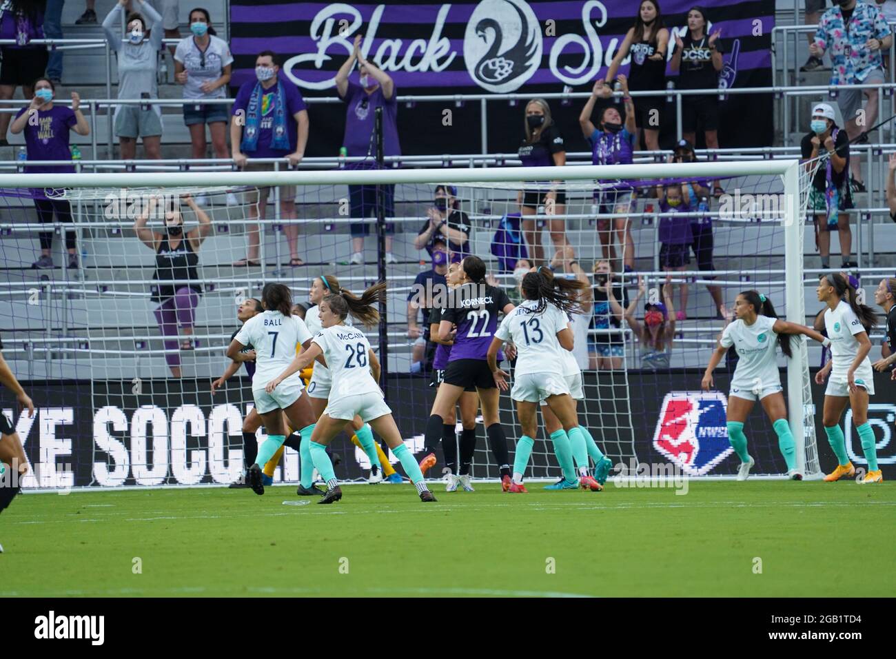 Orlando, Florida, USA, May 30, 2021, Kansas City face the Orlando Pride ...