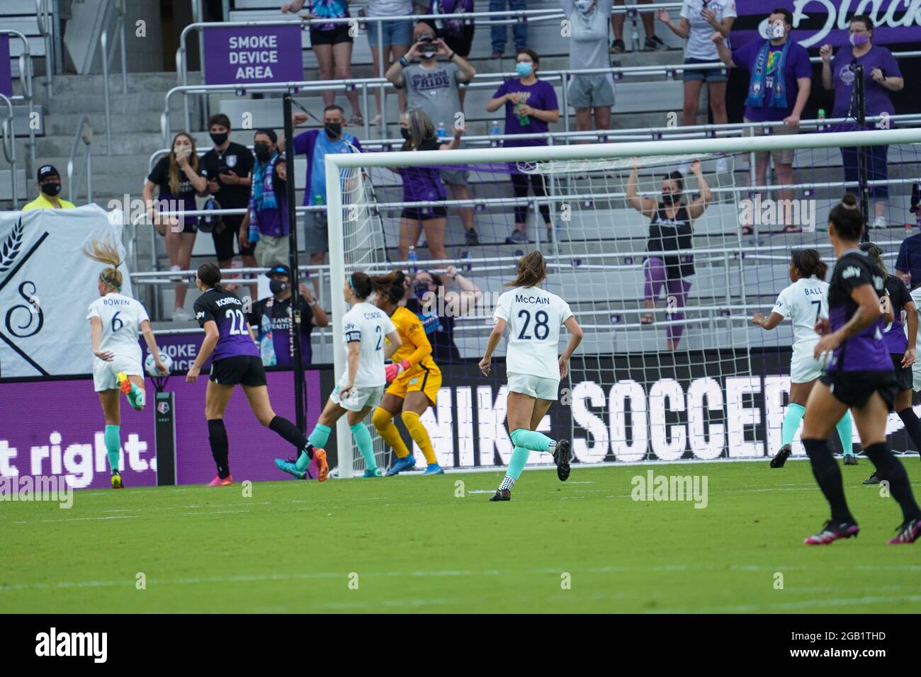 Orlando, Florida, USA, May 30, 2021, Kansas City face the Orlando Pride ...
