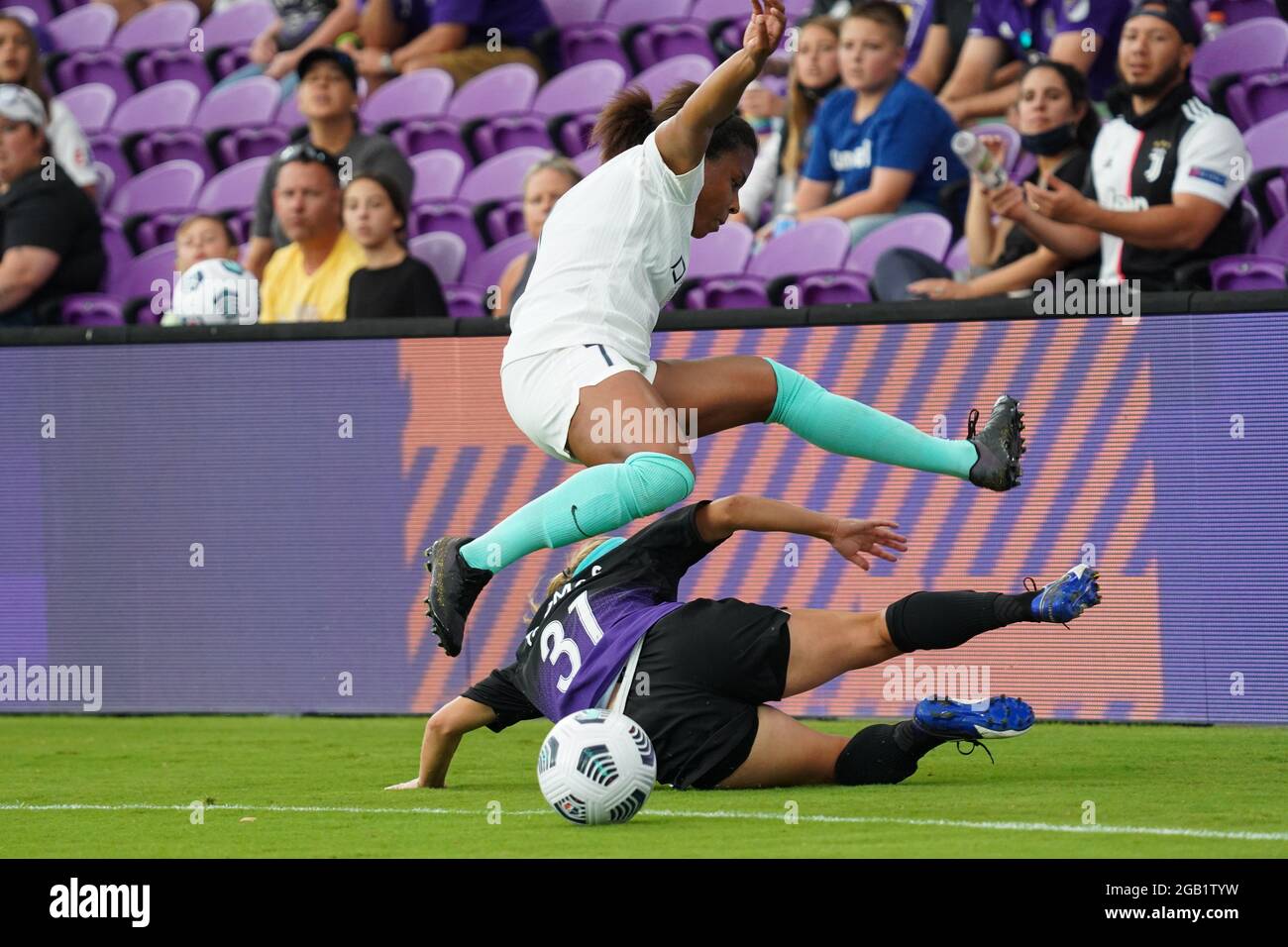 Orlando, Florida, USA, May 30, 2021, Kansas City defender Elizabeth ...
