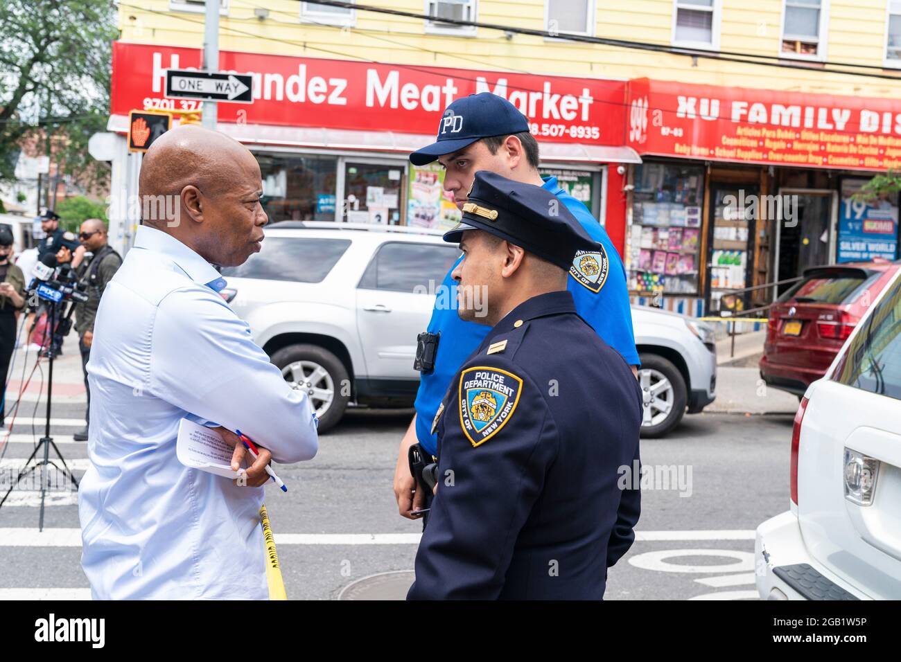 New York, NY - August 1, 2021: Democratic Party Mayoral candidate Eric ...